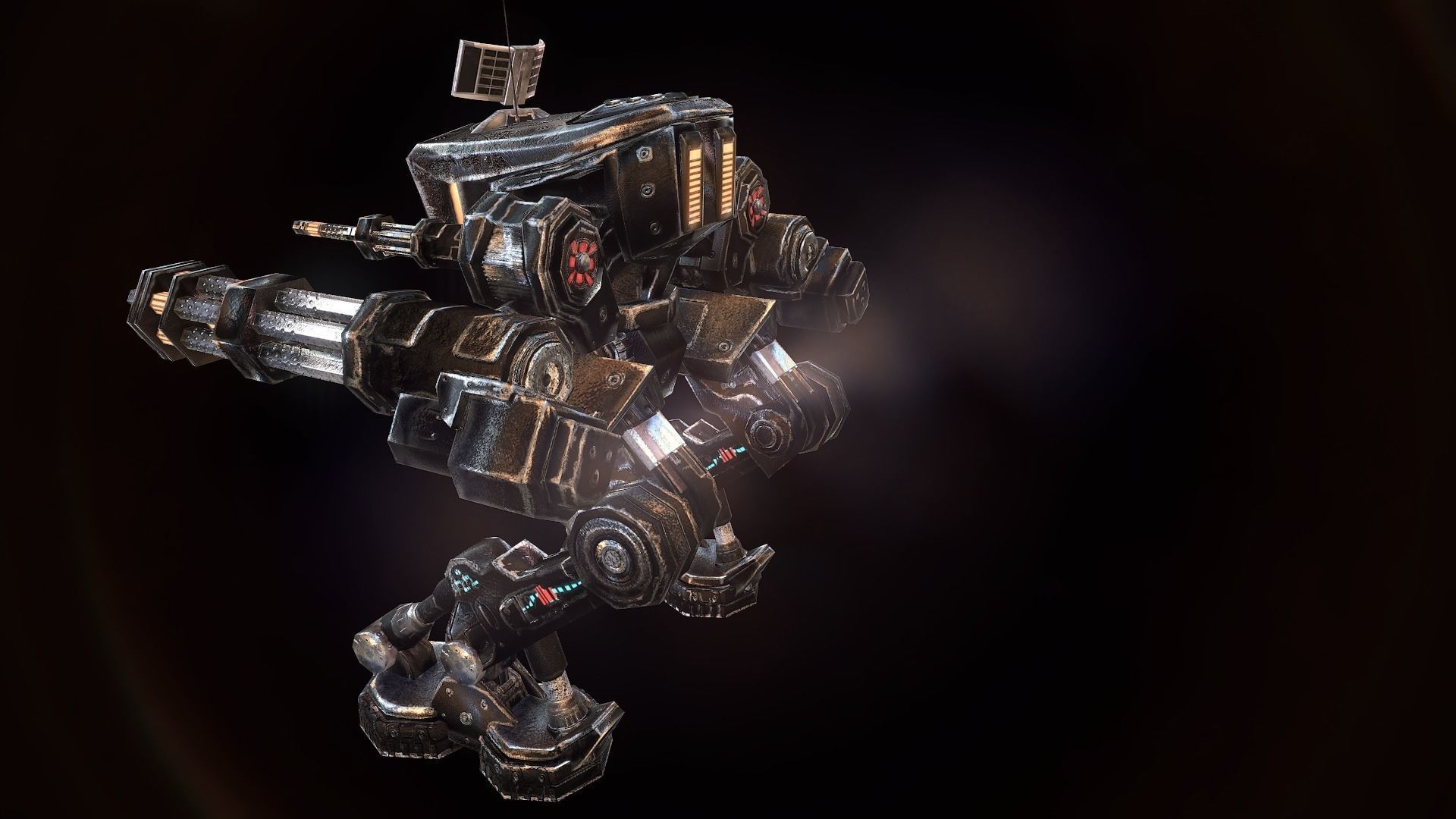 3D model Robot Destroyer VR / AR / low-poly rigged animated | CGTrader