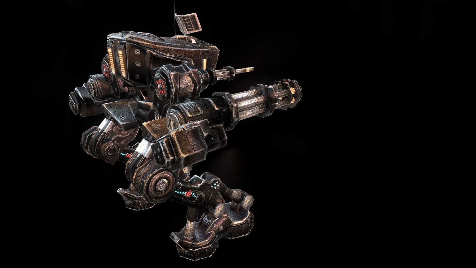 3D model Robot Destroyer VR / AR / low-poly rigged animated | CGTrader