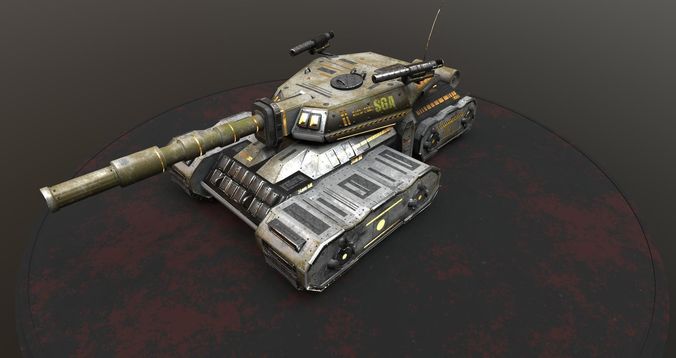 3D model SF Tank VR / AR / low-poly | CGTrader