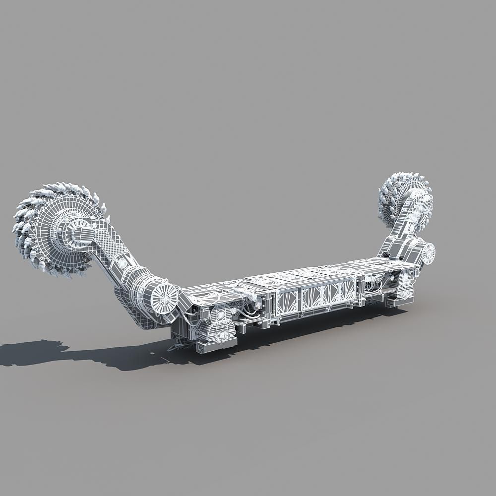 Coal Mining Machine 3D model | CGTrader