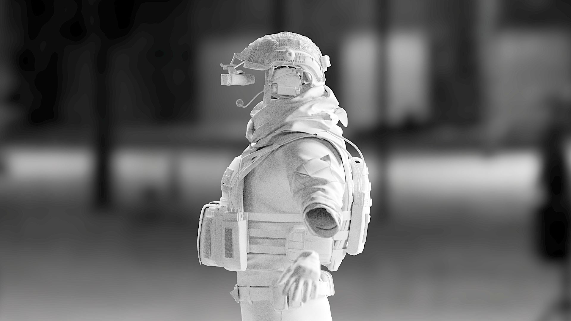 SOLDIER High Poly equipment 3D model | CGTrader