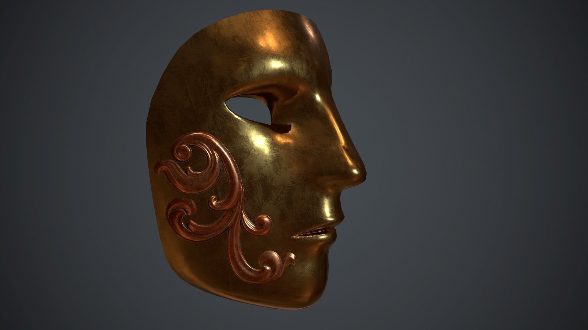 3D model Venetian mask VR / AR / low-poly | CGTrader