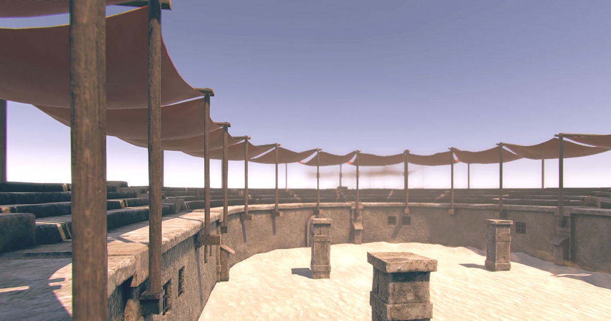3D model Arena for fights VR / AR / low-poly | CGTrader