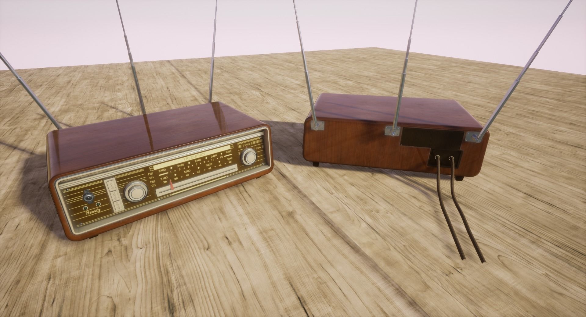 Vintage Wifi Router game-ready asset free VR / AR / low-poly 3D model ...