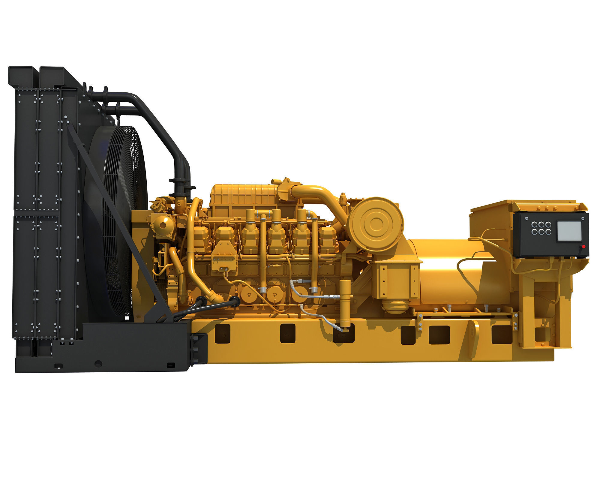 Power Generator Engine 3D model | CGTrader