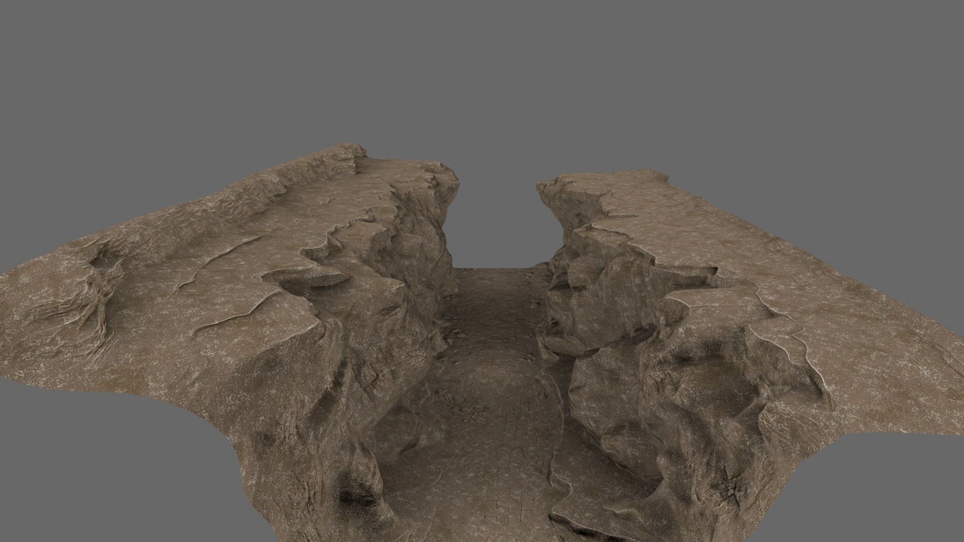 3D model canyon VR / AR / low-poly | CGTrader