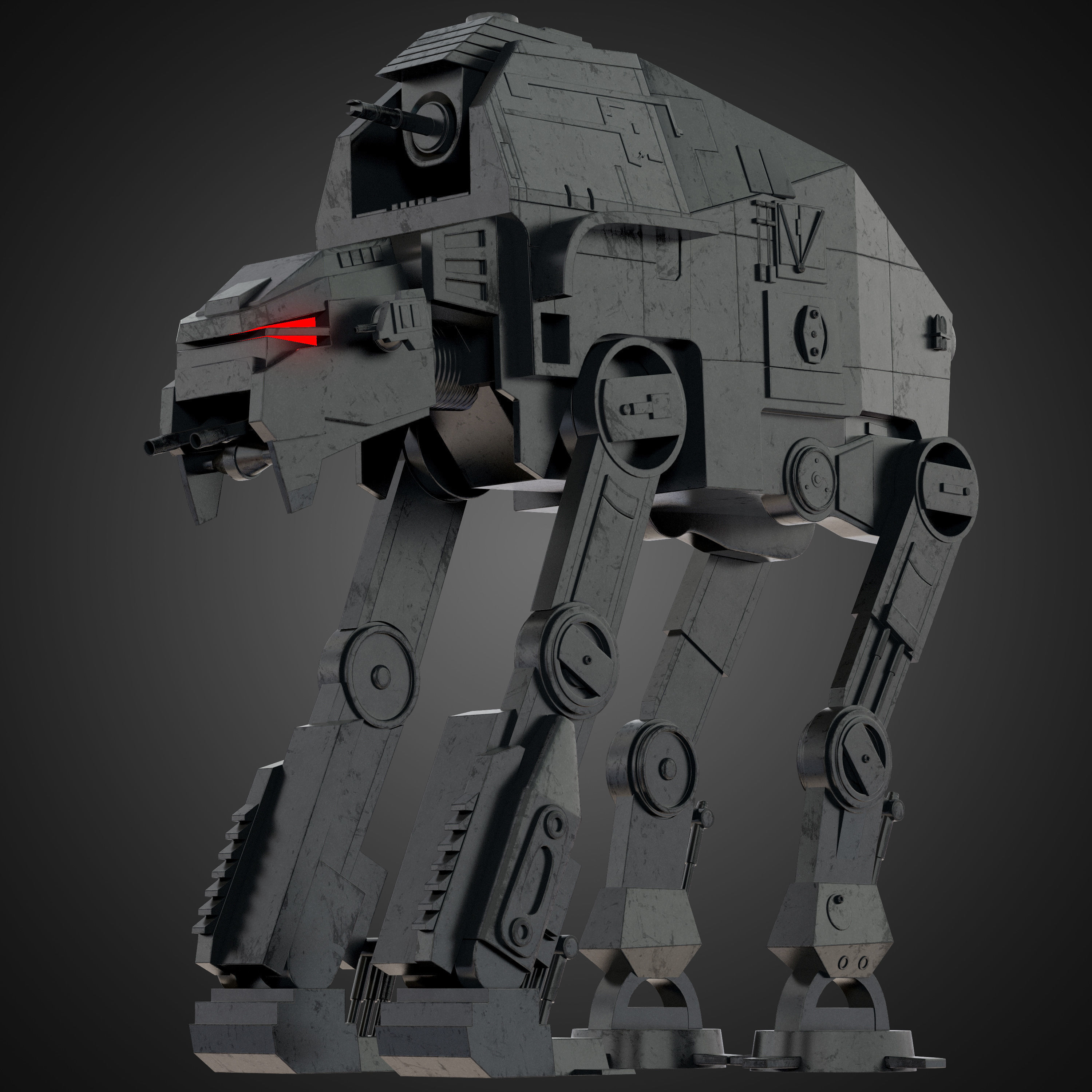 AT-M6 Star Wars All Terrain MegaCaliber Six 3D model | CGTrader