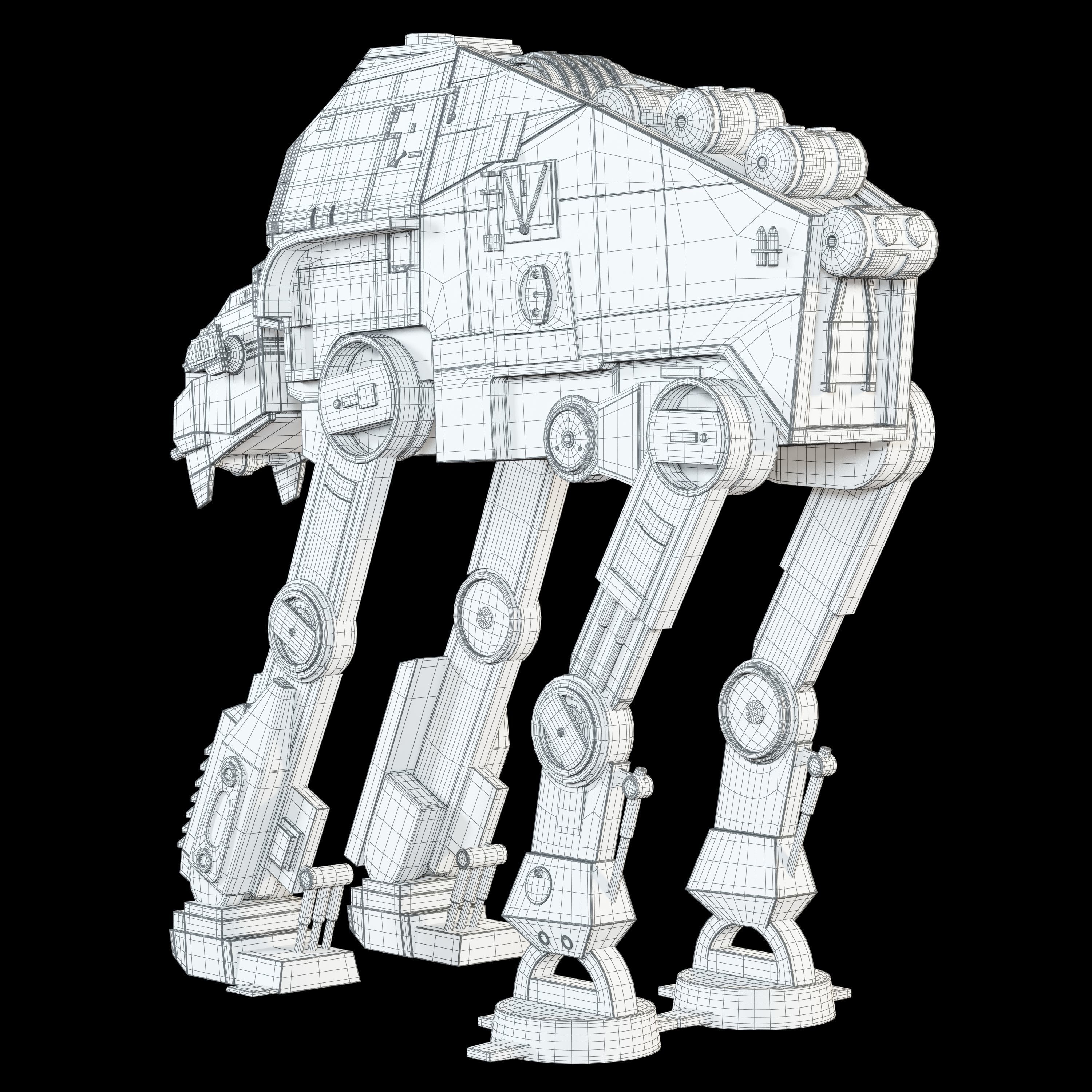 AT-M6 Star Wars All Terrain MegaCaliber Six 3D model | CGTrader