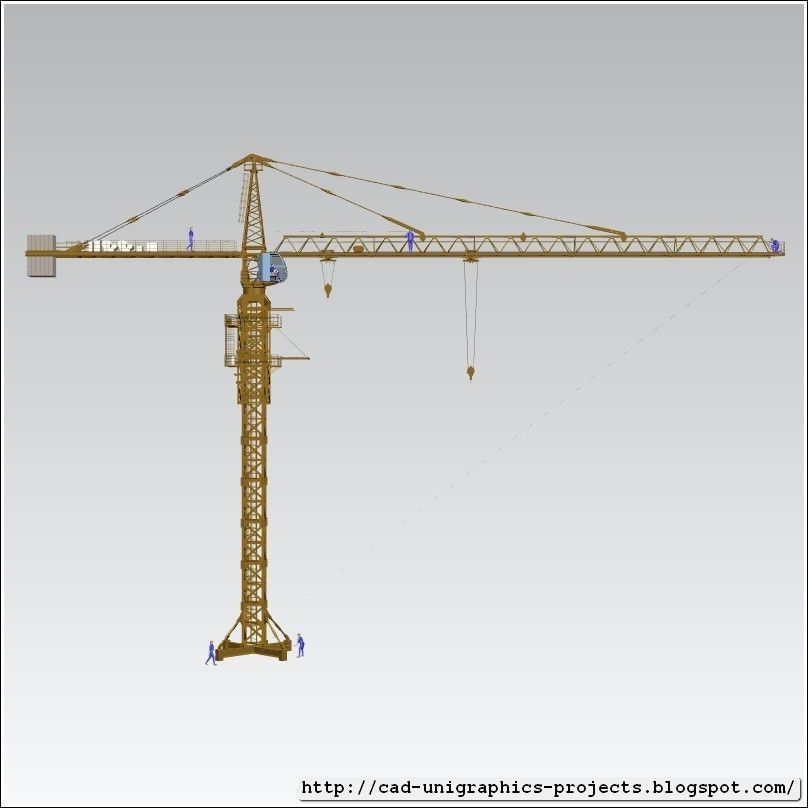 TOWER CRANE -ASSEMBLY- free 3D model | CGTrader