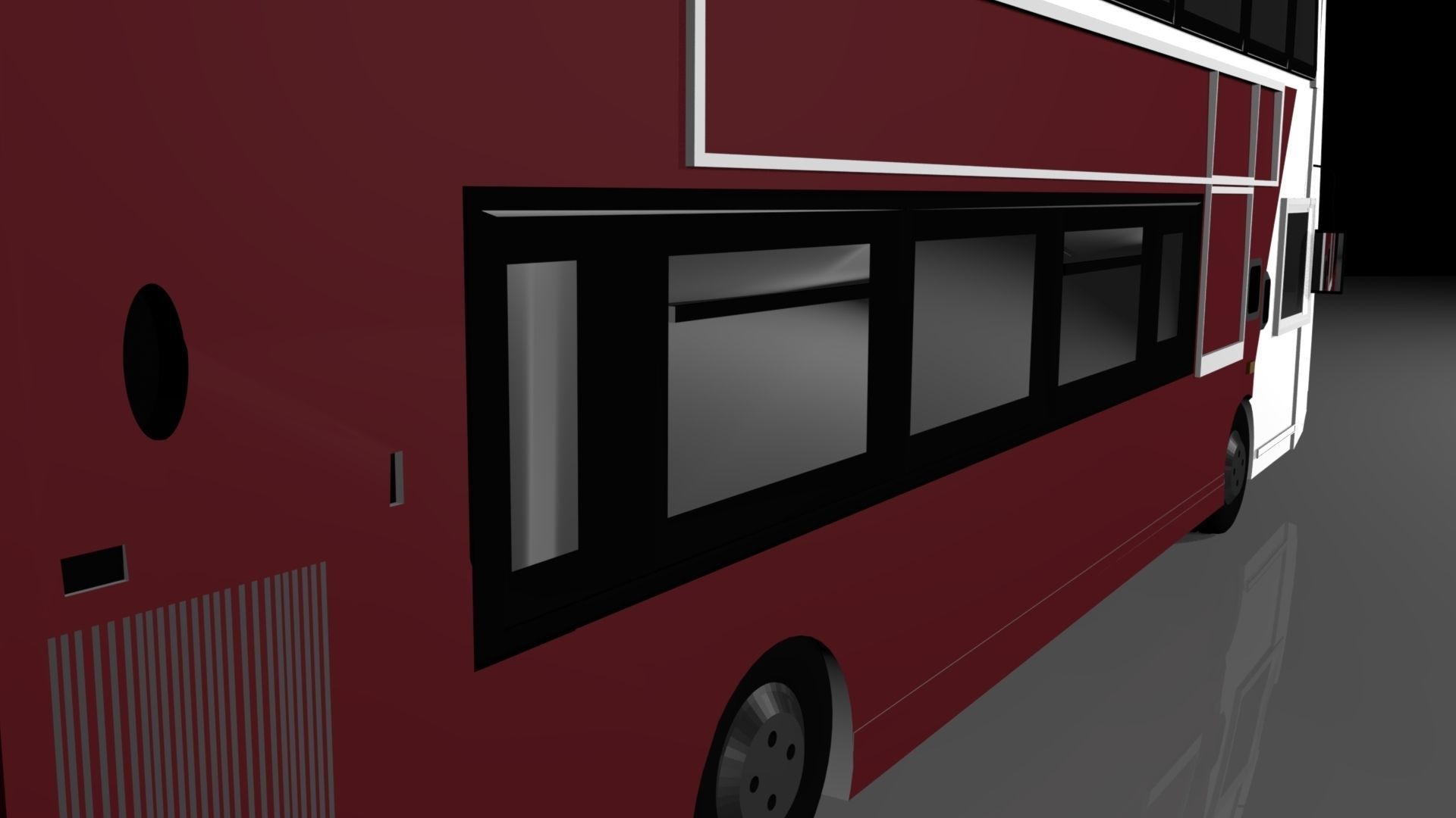 Edinburgh Bus free 3D model | CGTrader