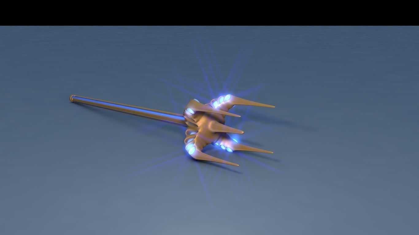 Scepter of light 3D | CGTrader