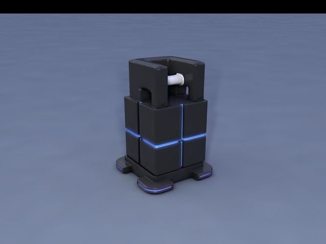 Pyro Blaster free 3D model | CGTrader