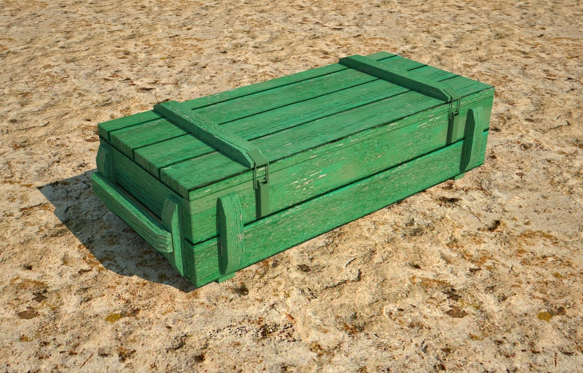 3D model Low poly models for games barrels pallets military crates ...