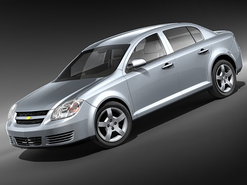 Chevrolet Cobalt Sedan 2006-2009 3D Model 3D model | CGTrader