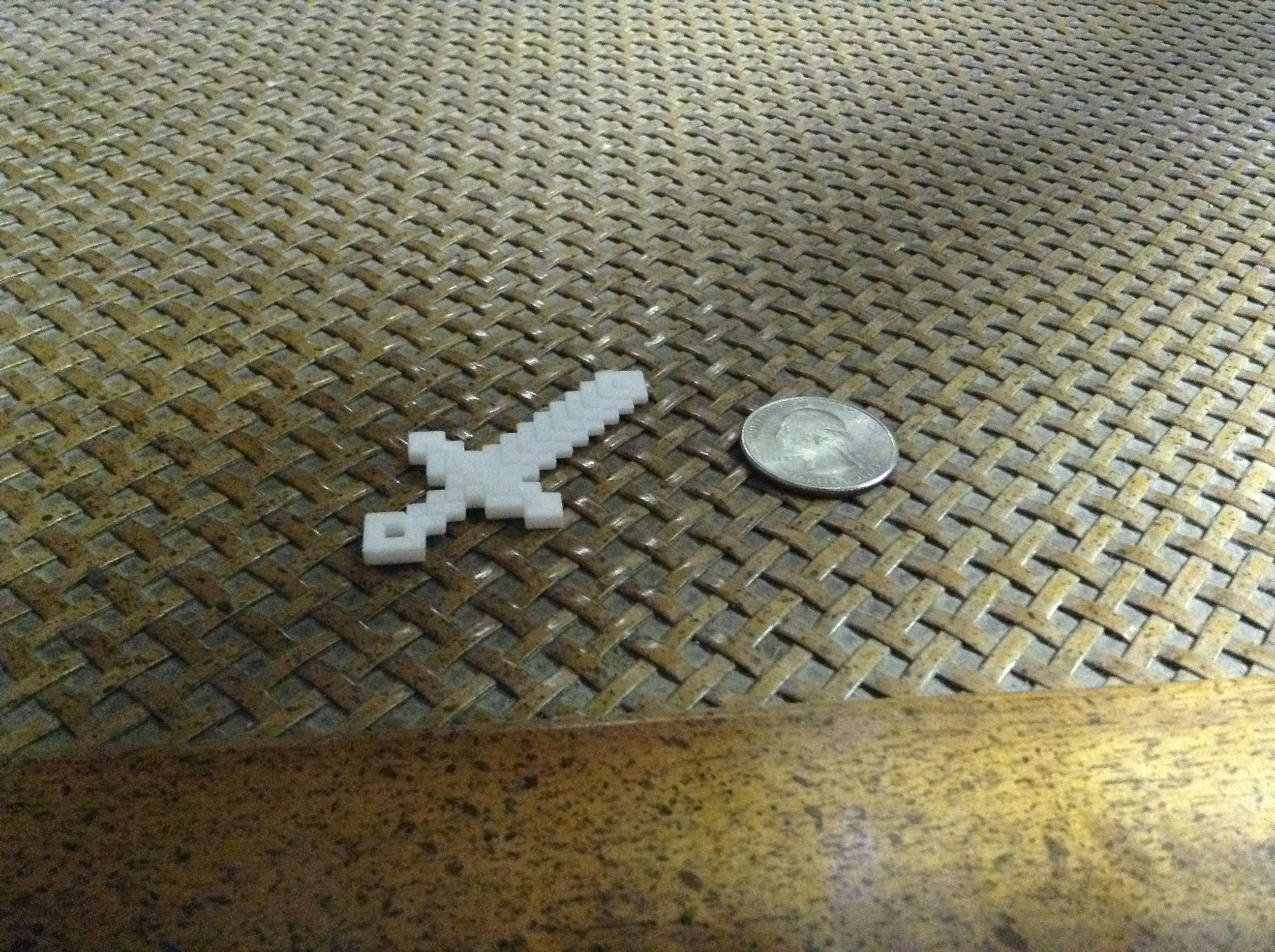 MC Sword free 3D model 3D printable | CGTrader