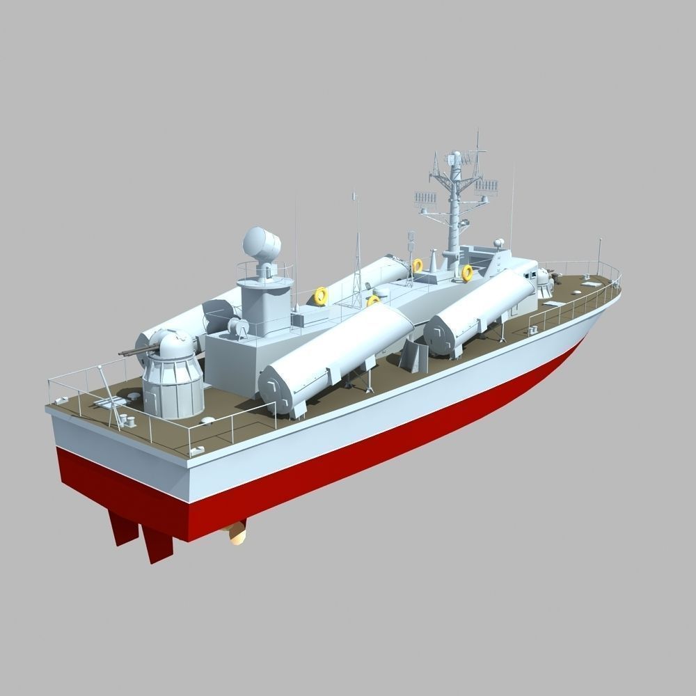 Russian OSA Class Missile Boat 3D model | CGTrader