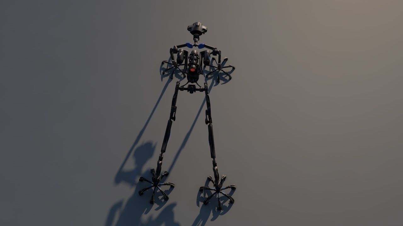 AMEE - Autonomous Mapping Exploration and Evasion 3D model rigged | CGTrader