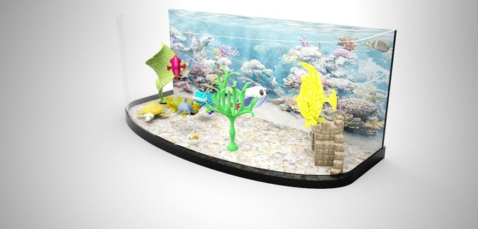 3D Aquarium | CGTrader