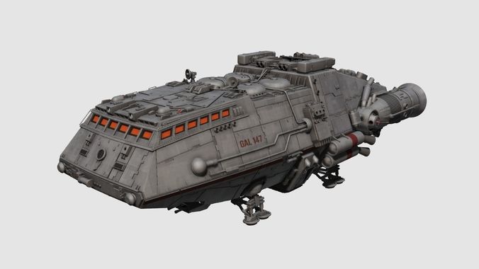 Colonial Shuttle 3D model | CGTrader