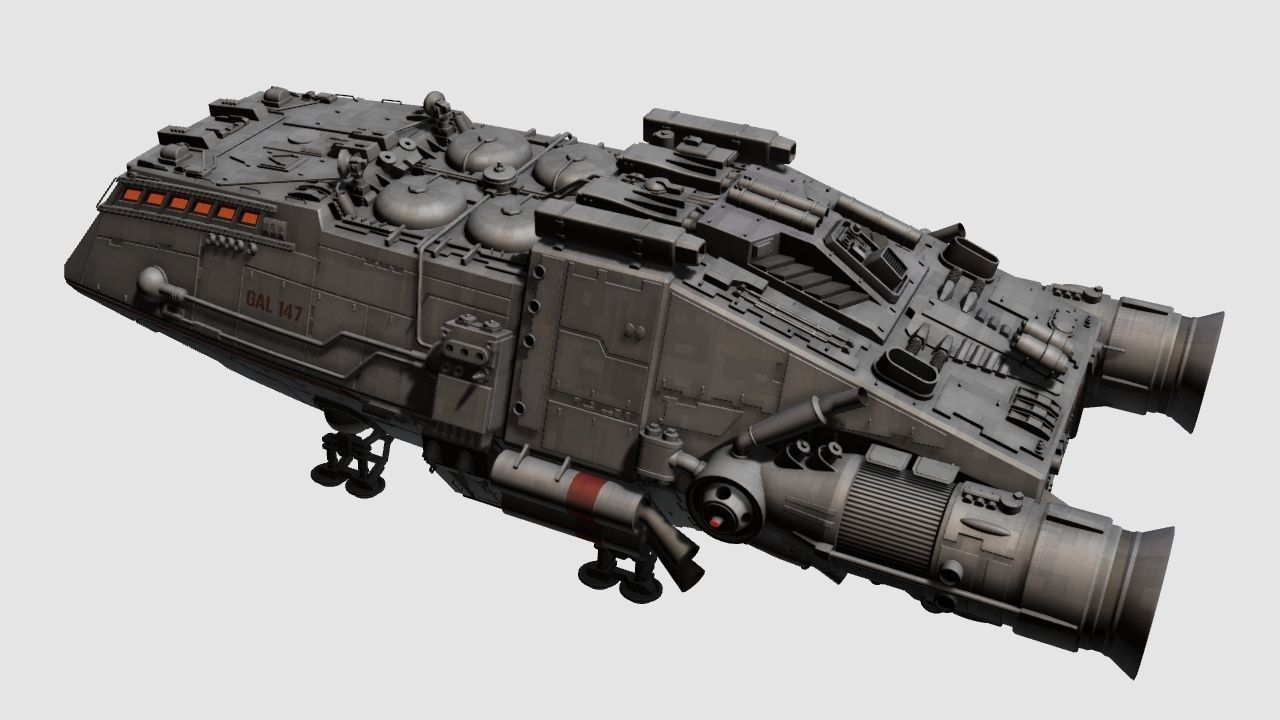 Colonial Shuttle 3D model | CGTrader