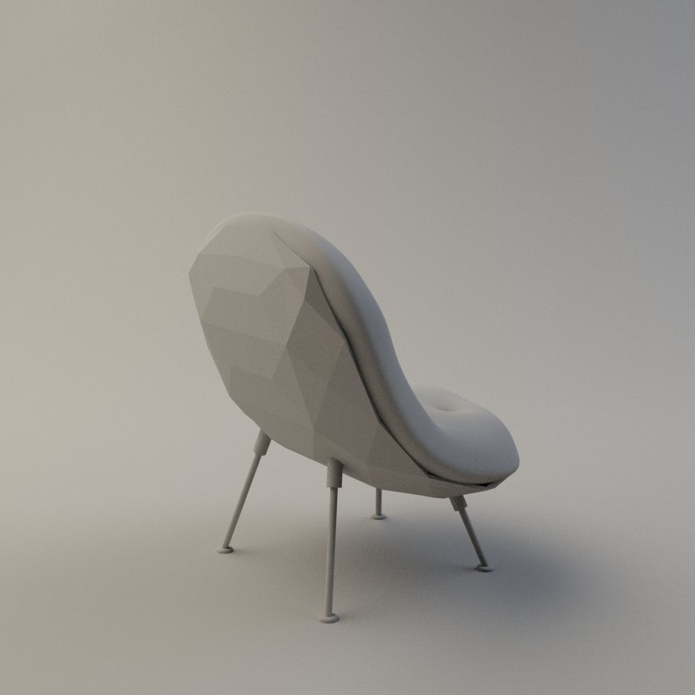 large comfy chair 3D model | CGTrader