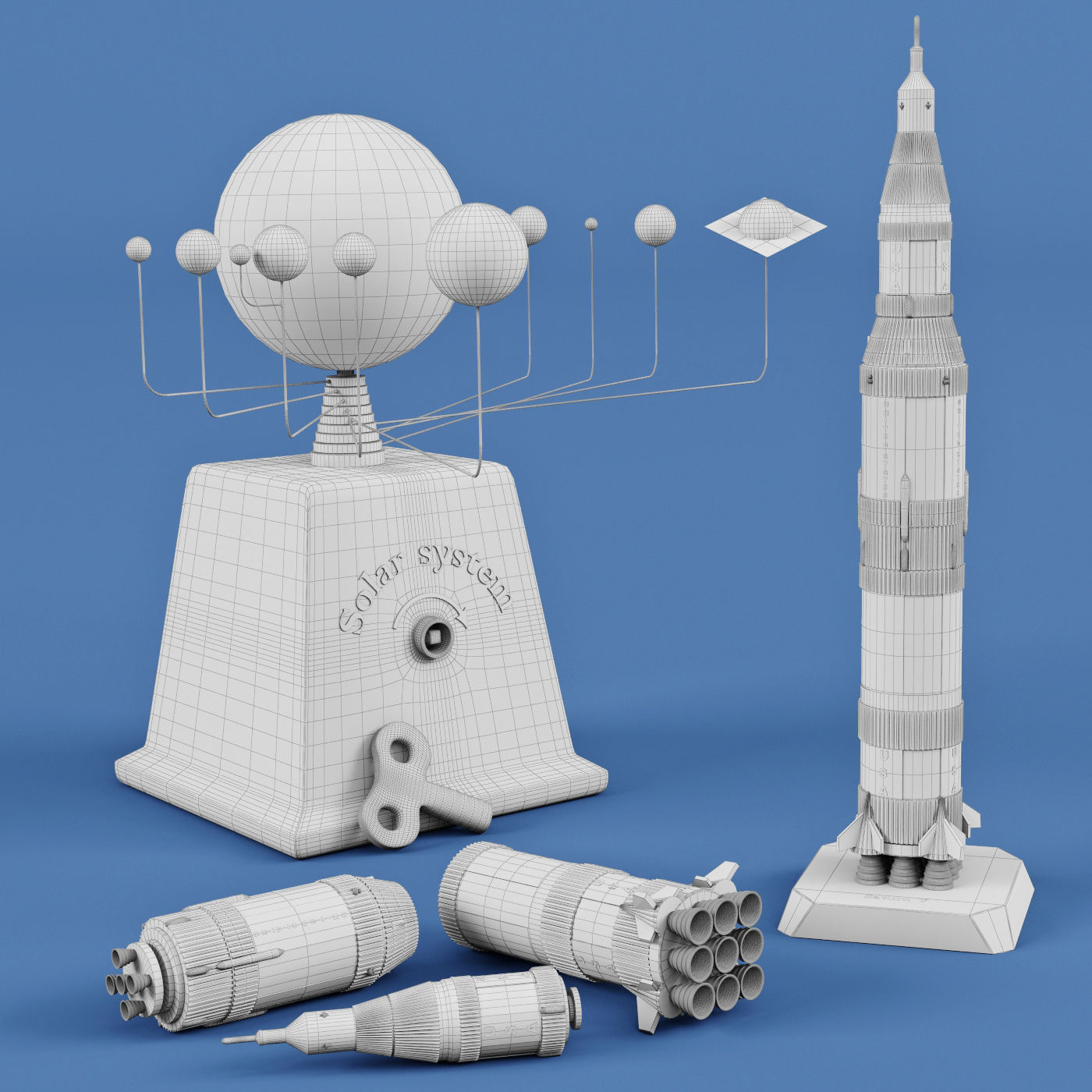 New Ray rocket 3D model | CGTrader