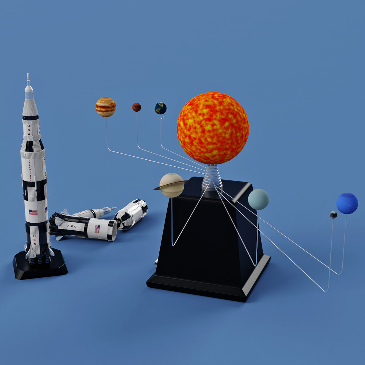 New Ray rocket 3D model | CGTrader