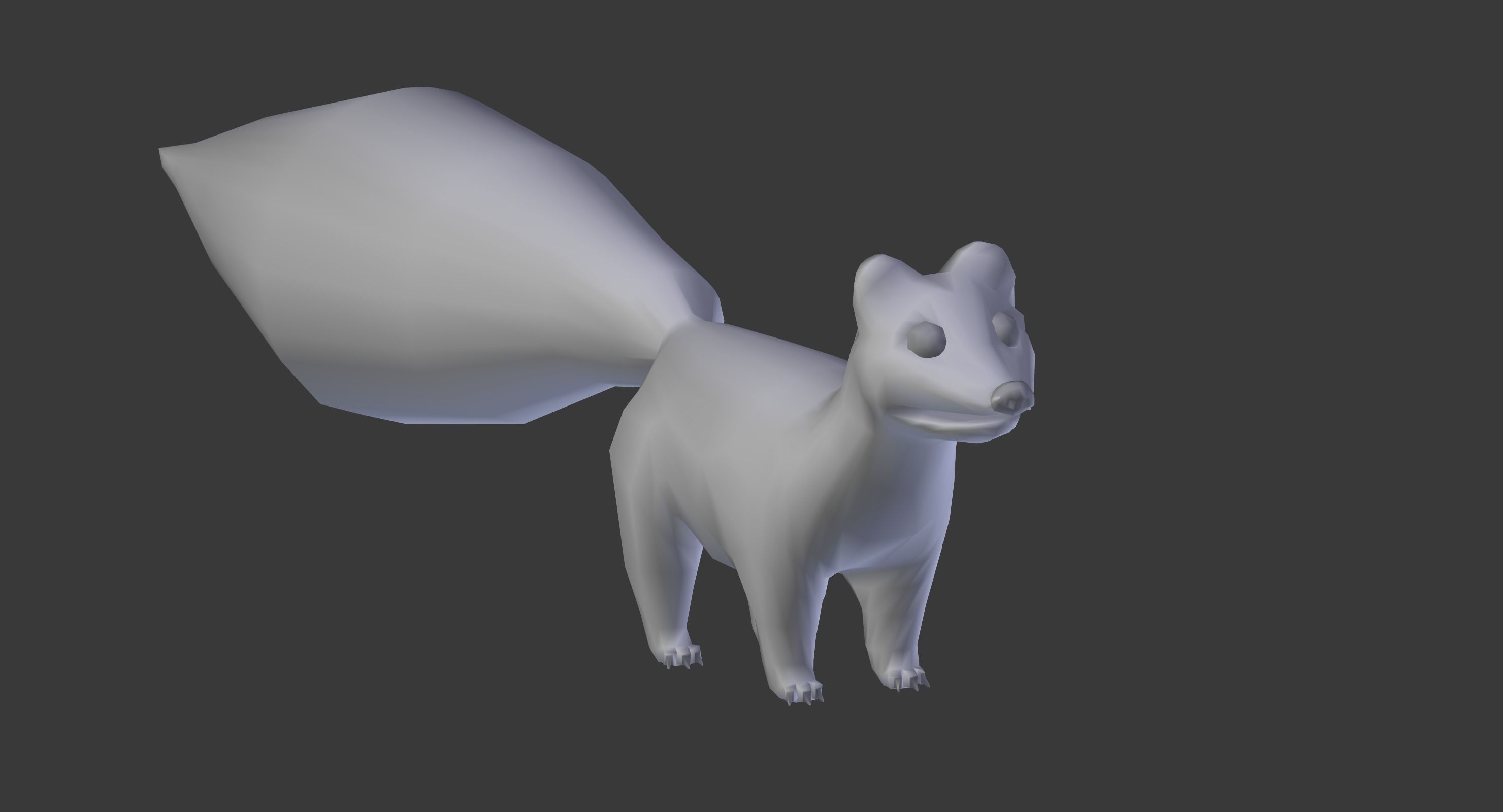 3D model Cartoon skunk VR / AR / low-poly | CGTrader