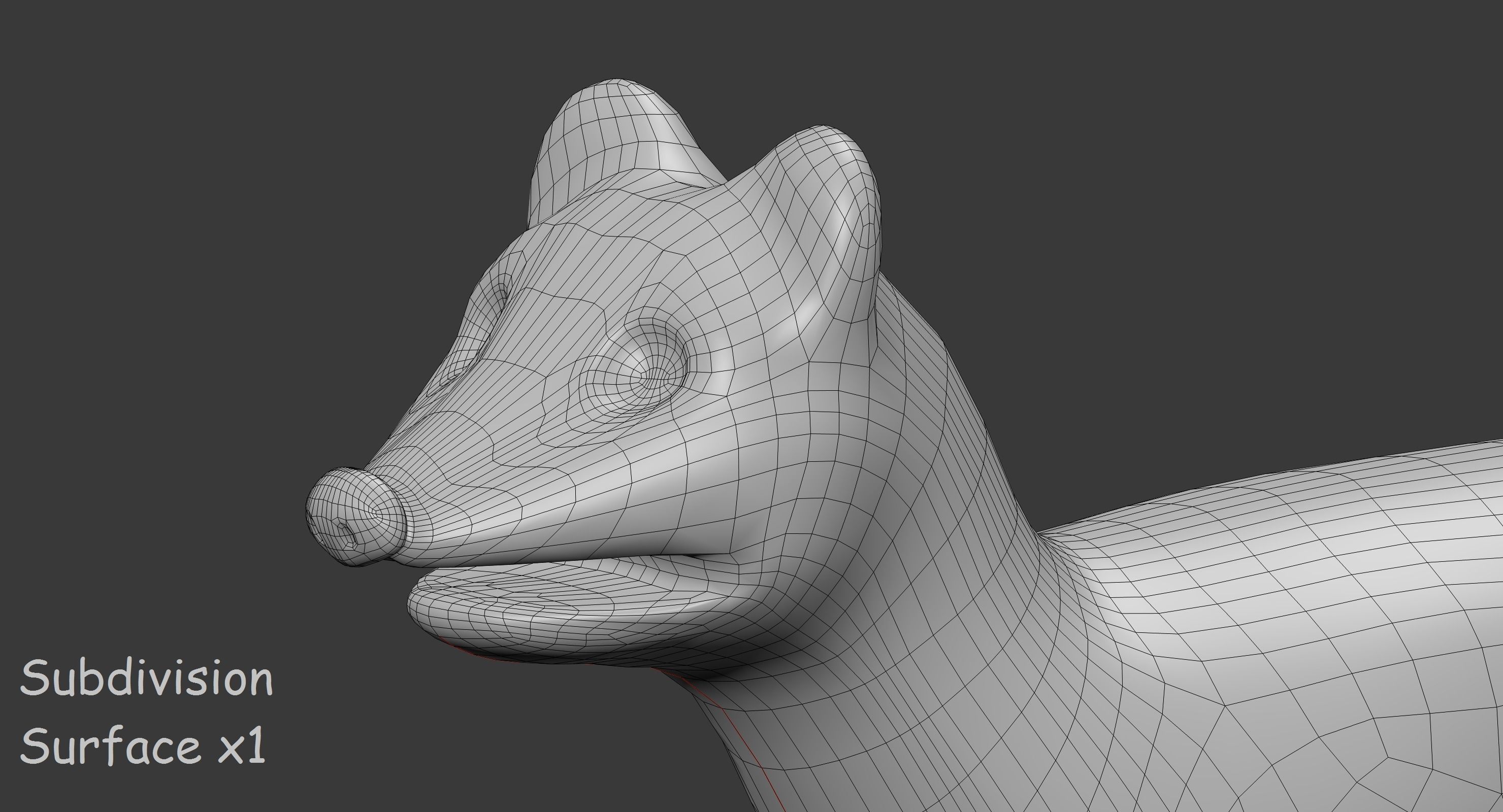 3D model Cartoon skunk VR / AR / low-poly | CGTrader