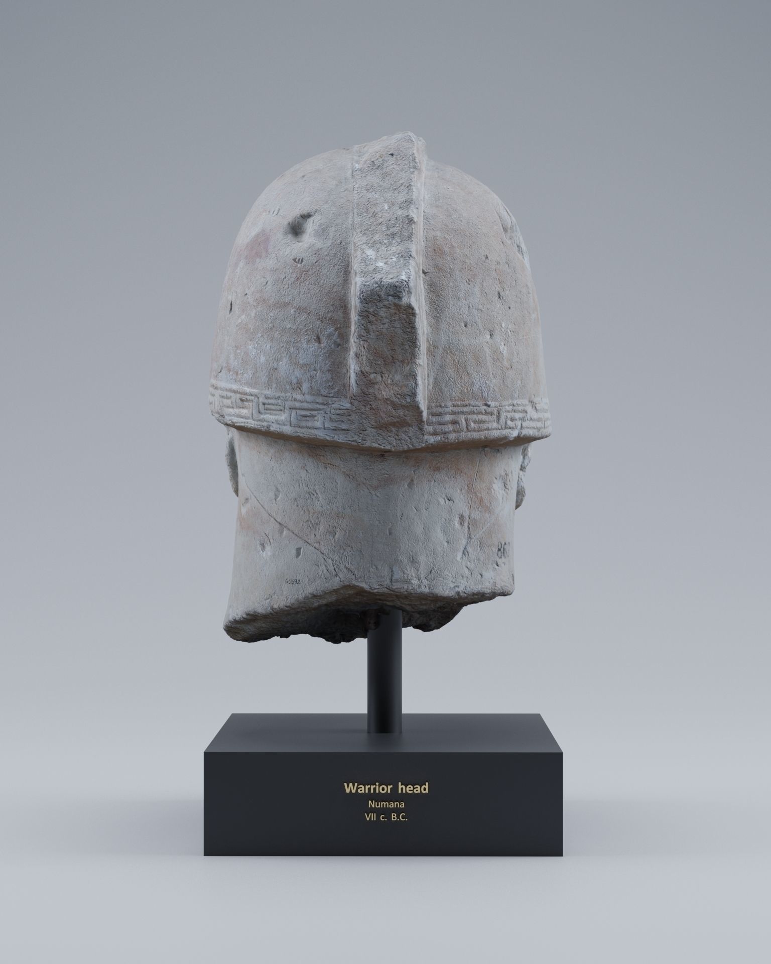 Warrior Head free 3D model | CGTrader