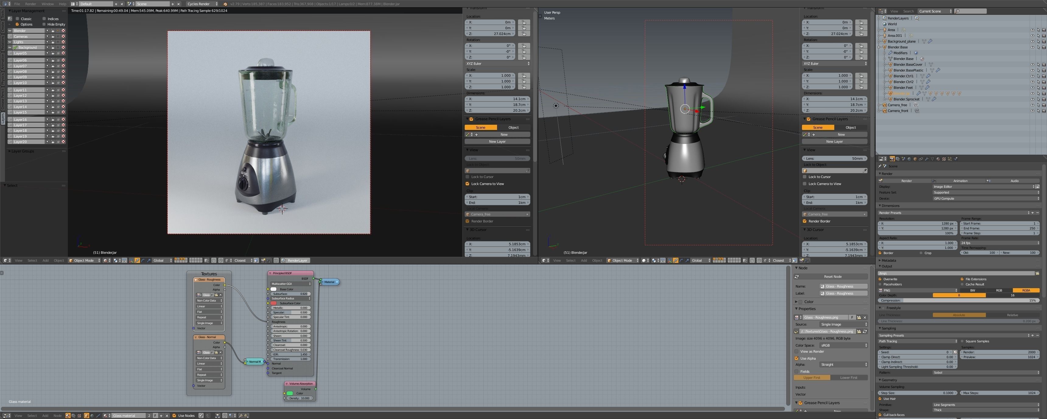 Blender kitchen 3D model | CGTrader