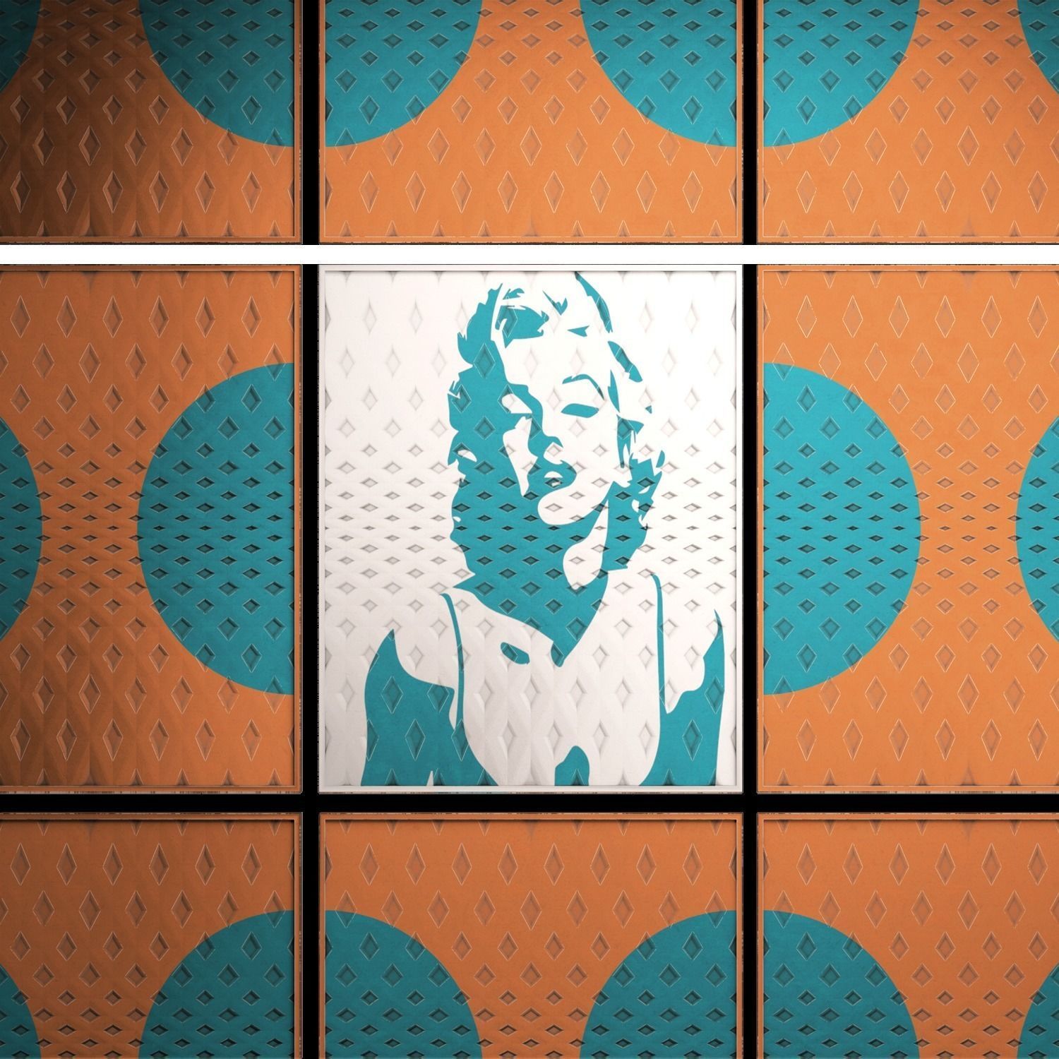 3D model Panel rhombus VR / AR / low-poly | CGTrader