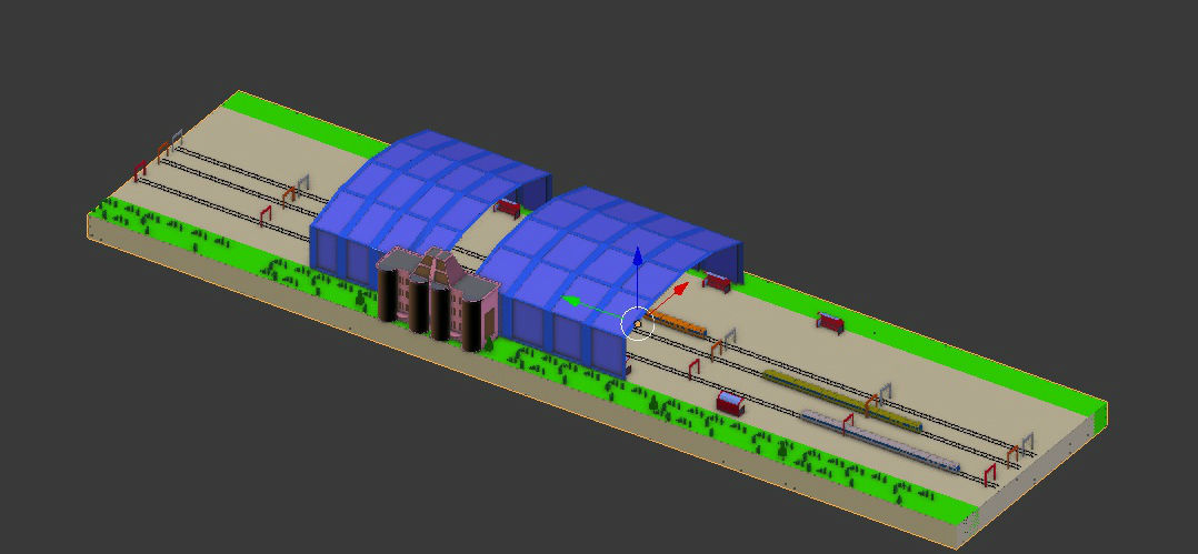 3D model low poly Train VR / AR / low-poly | CGTrader