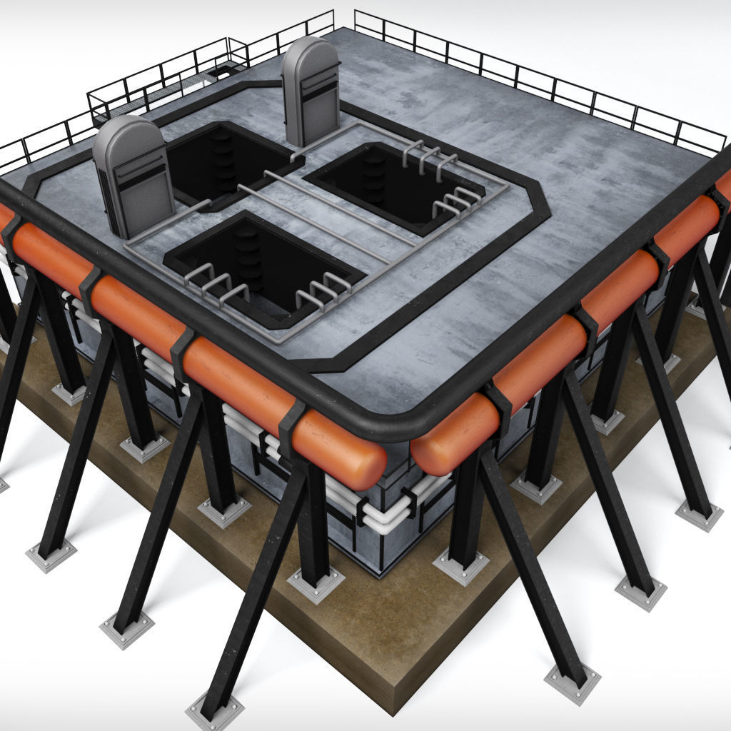 Rocket mobile launch platform 3D model | CGTrader