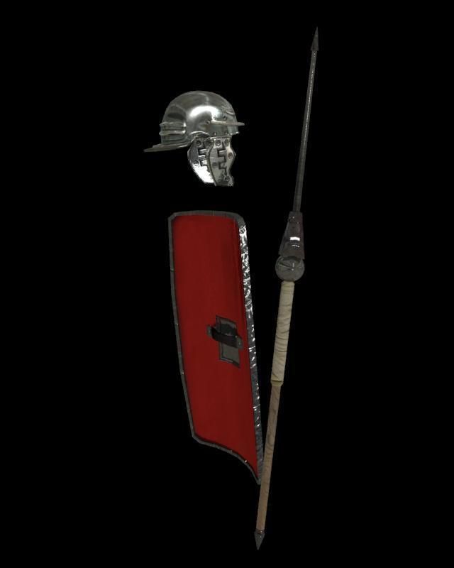 3D model Roman armor VR / AR / low-poly | CGTrader