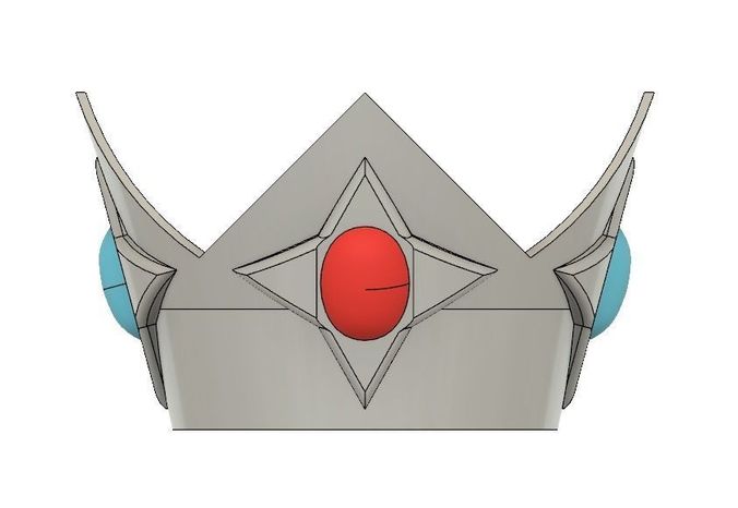 Star Princess Rosalina Crown 3D model 3D printable | CGTrader
