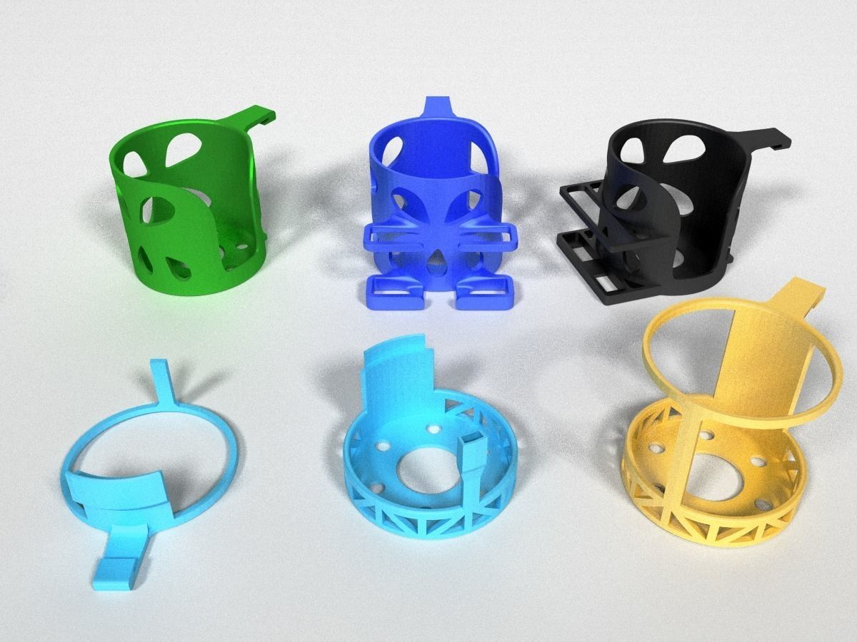 Car Cup Holders 3D model 3D printable | CGTrader