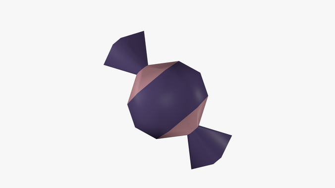 3D model Lowpoly candy 02 VR / AR / low-poly | CGTrader
