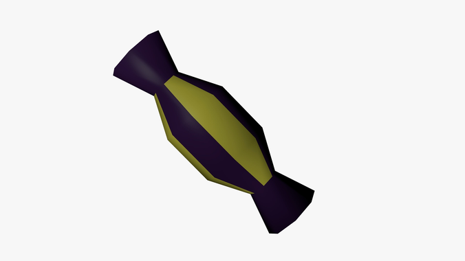3D model Lowpoly candy 04 VR / AR / low-poly | CGTrader