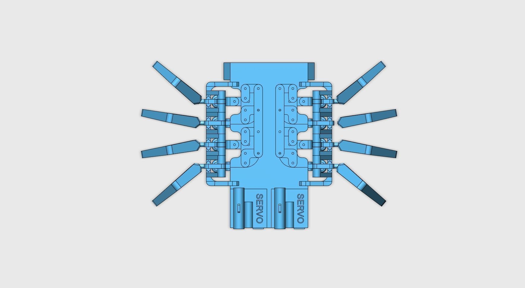 8 legged spider robot 3D model 3D printable | CGTrader
