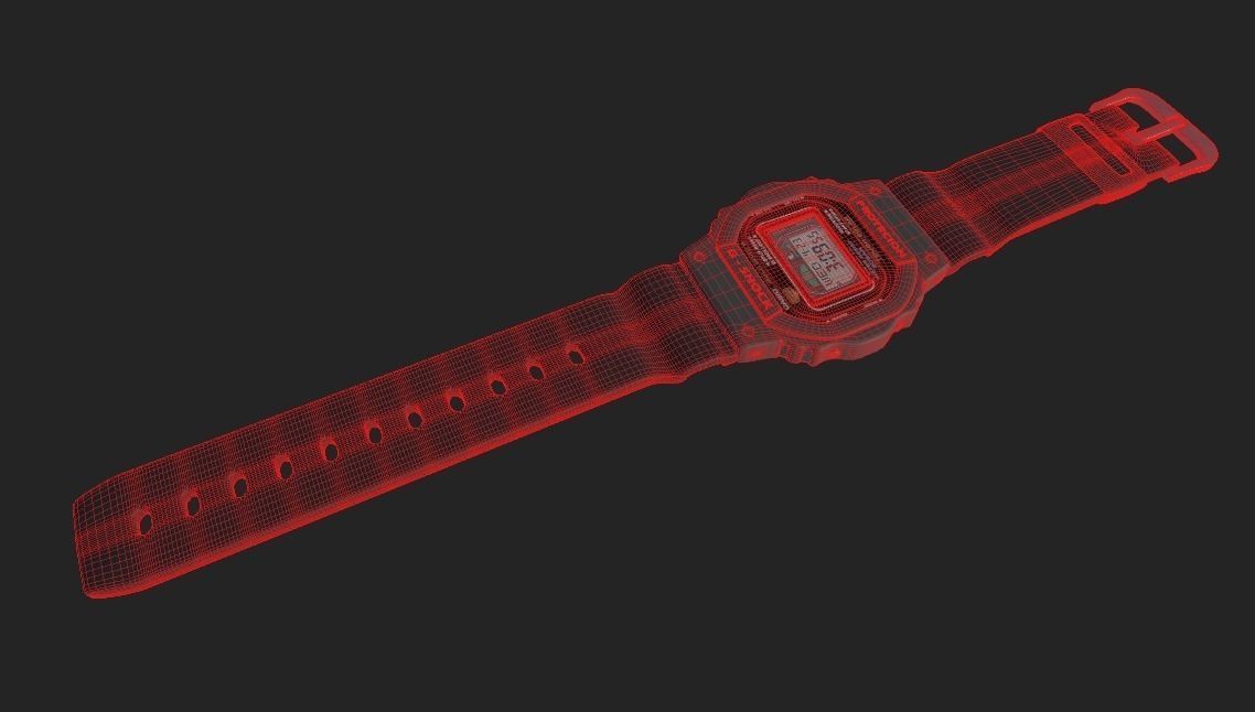 Casio G - Shock Watch 3D Model 3D model | CGTrader