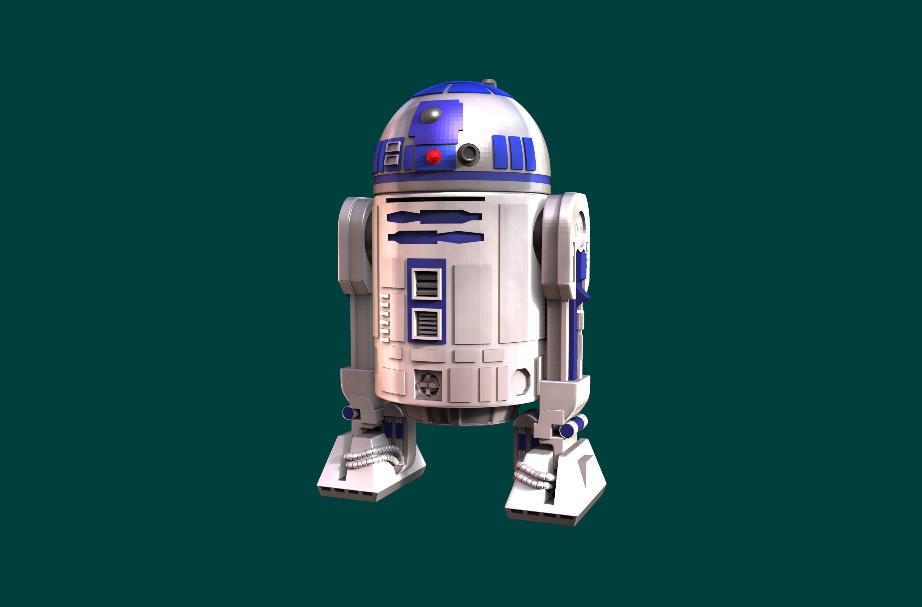 R2D2 Star Wars 3D model | CGTrader