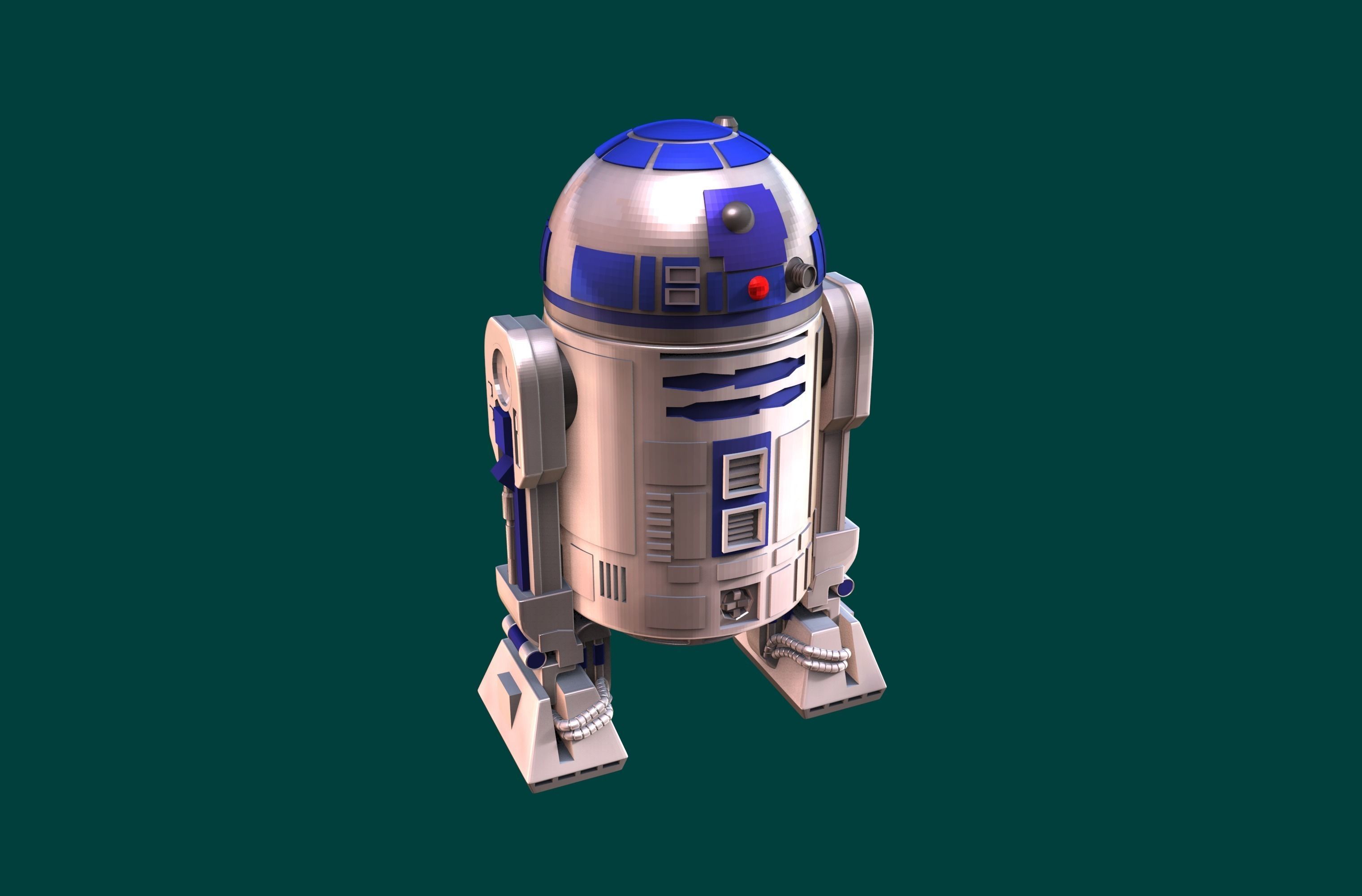 R2D2 Star Wars 3D model | CGTrader