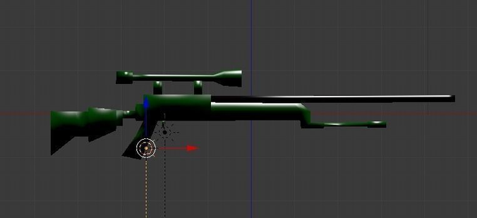 Sniper rifle 3D model | CGTrader