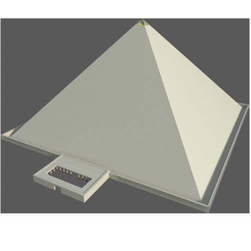 3D model Pyramid of Cheops VR / AR / low-poly | CGTrader
