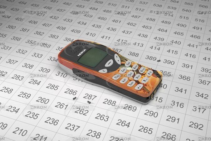 3D model Nokia 3210 Mobile Phone 3D Model VR / AR / low-poly | CGTrader