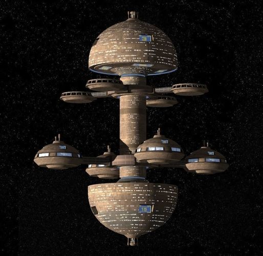 STAR-TREK Mars Utopia Planitia Fleet Yards Space-Station free 3D model ...