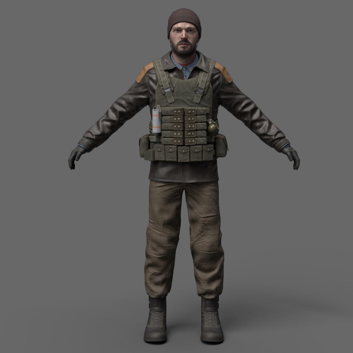 3D model Rigged Terrorist 3d model pack VR / AR / low-poly rigged ...