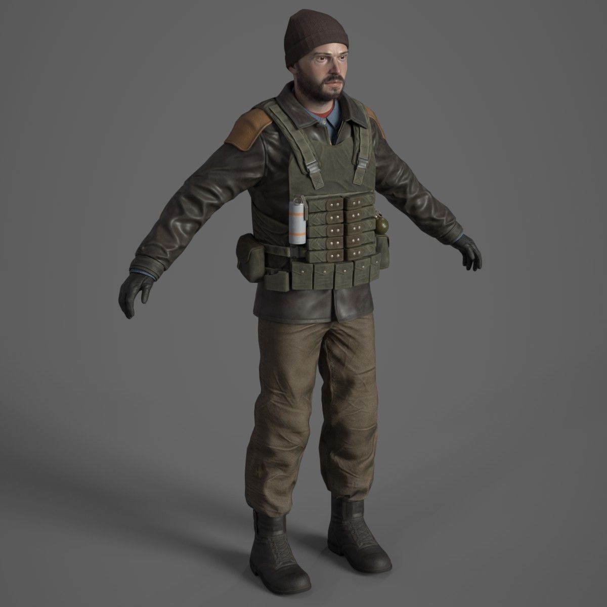 3D model Rigged Terrorist 3d model pack VR / AR / low-poly rigged ...