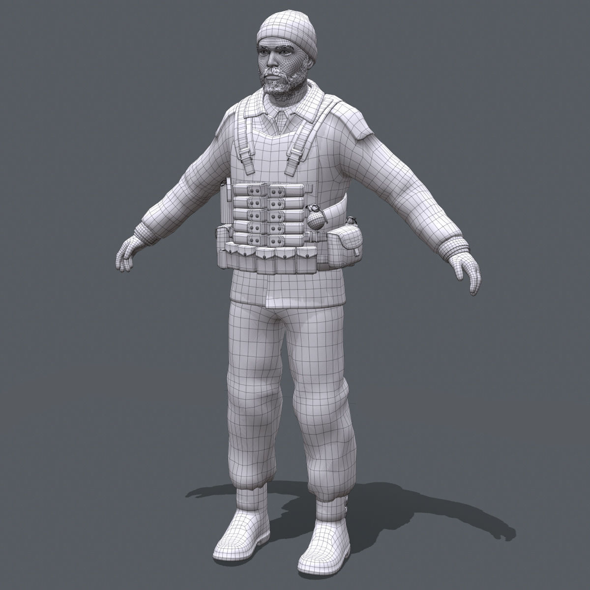 3D model Rigged Terrorist 3d model pack VR / AR / low-poly rigged ...